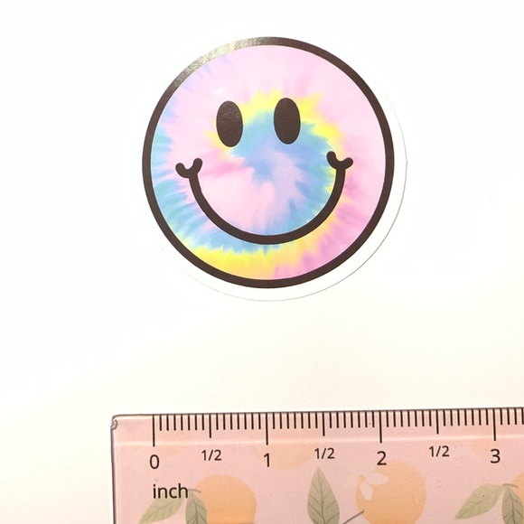 Accessories | Smiley Face Vinyl Sticker | Poshmark